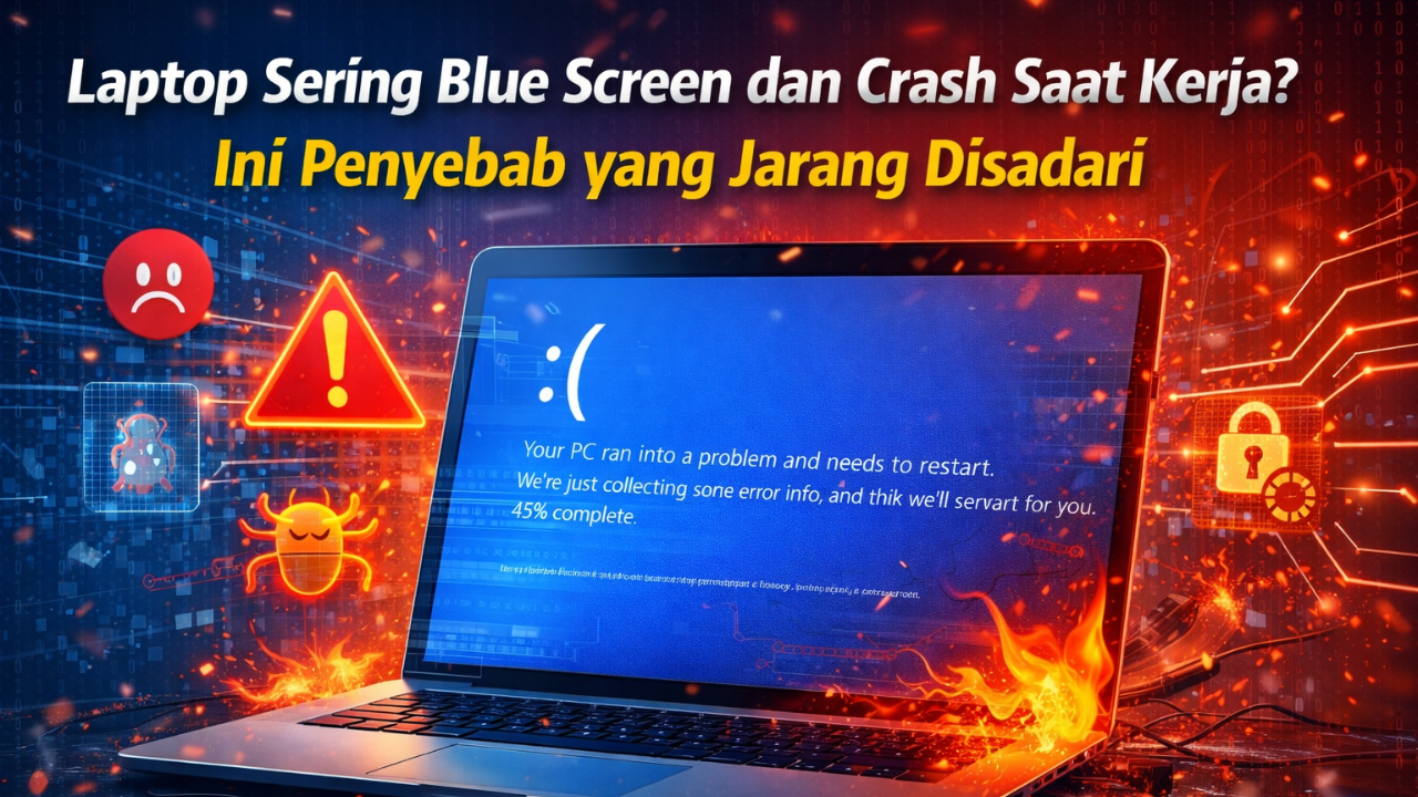 Laptop Sering Blue Screen dan Crash Saat Kerja? Ini Penyebab yang ...