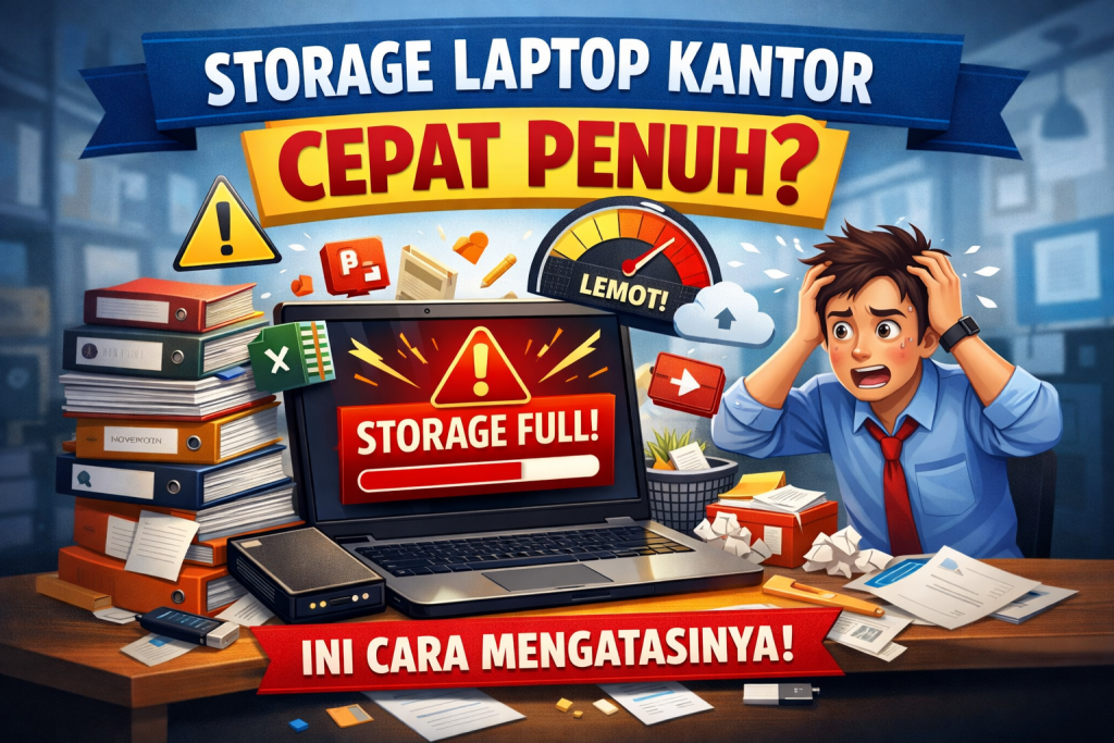 Storage Laptop Kantor Cepat Penuh? Ini Cara Mengatasinya - Multipro.id